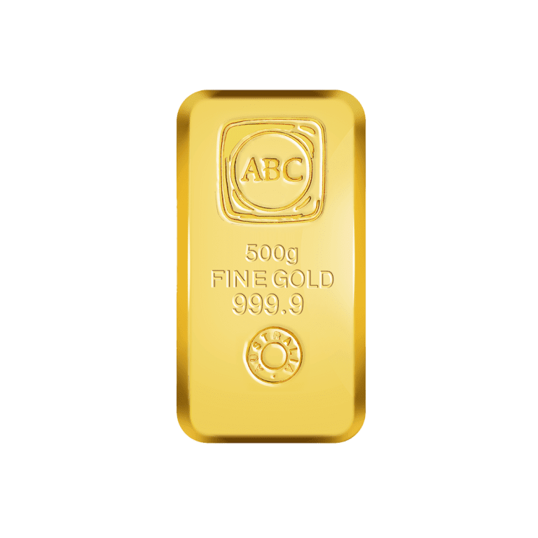 Buy ABC 500g Gold Cast 9999 (2 Week Delay) - Gold Bullion Australia