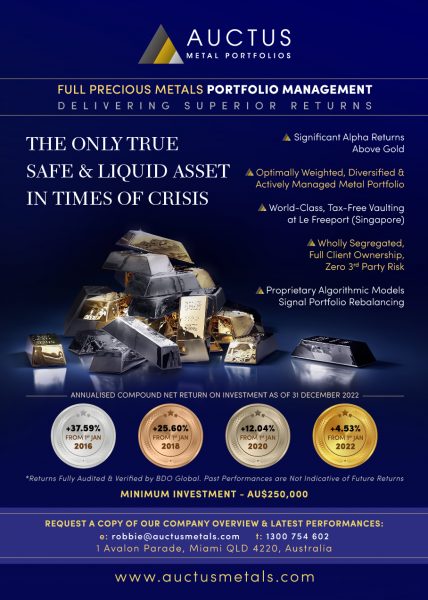 Auctus Metal Portfolios – Gold Bullion Australia